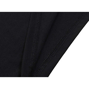 Berydress Women's Vintage 3/4 Sleeve V-Neck Knee-Length Sheath Draped Belt Faux Black Wrap Dress (XL, 6083-Black)