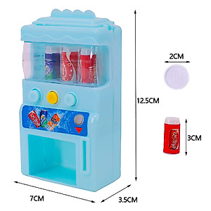 Interactive Simulation Vending Machine Toy, Pretend Play Drink Machine, Develop Common Sense of Life, Gifts for Boys & Girls