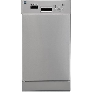 Kenmore 18" Built-In Stainless Steel Tub Dishwasher with EasyFlex 3rd Rack, SmartWash, UltraWash Plus, TurboDry, MoreSpace Adjustable Rack, Energy Star Certified, Fingerprint Resistant Stainless Steel