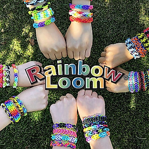 Rainbow Loom® Combo Set, Features 4000+ Colorful Rubber Bands, 2 Step-by-Step Bracelet Instructions, Organizer Case, Great Gift for Kids 7+ to Promote Fine Motor Skills