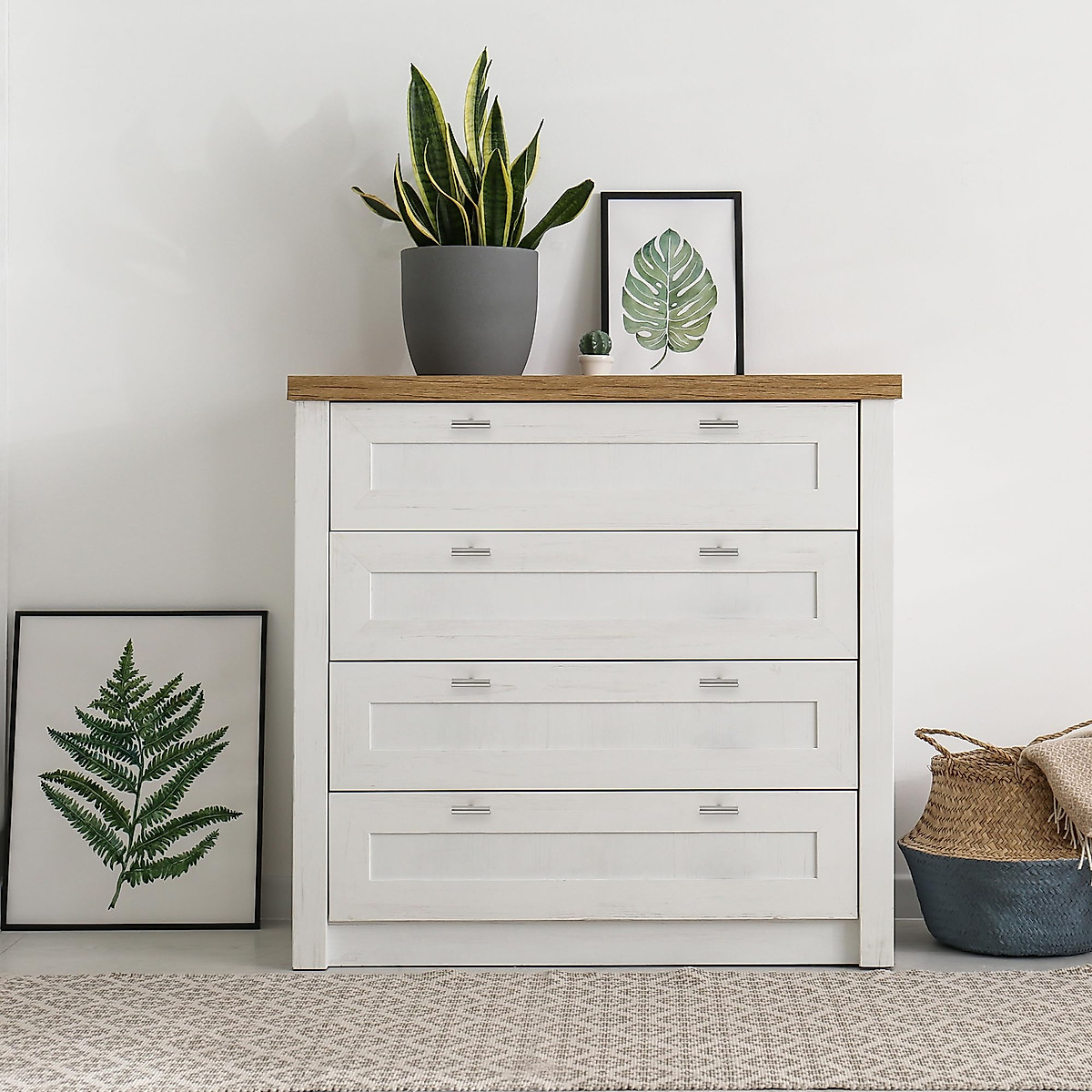 30-Pack 2in Brushed Nickel Cabinet Knobs - Silver Pulls for Kitchen Cabinets and Dressers