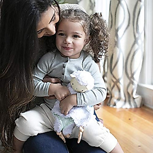 Ingenuity Sheppy The Sheep Lovey Security Blanket, Premium Soft Plush Toy for Babies, 14" (Pack of 2)