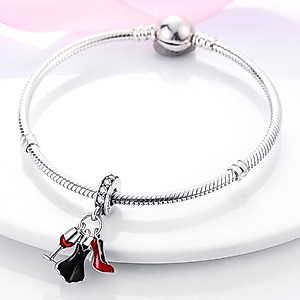 Pandach 925 Sterling Silver About Mother Beads Charms Fits Charm Bracelet and Necklace for Women Bangle Mother's Day Gifts for MOM Friends