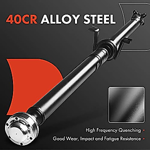 A-Premium Rear Complete Drive Shaft Prop Shaft Driveshaft Assembly Compatible with Chevrolet Traverse 2009-2011 & GMC Acadia 2007-2011 & Buick Enclave Saturn Outlook V6 3.6L, AWD