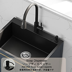 Stainless Steel Utility Kitchen Sink with Cabinet,Outdoor Sink Station,Single/Double Bowl Kitchen Sink Cabinet,Laundry Sink with Cabinet,with Pull-Out Faucet,Soap Dispenser,Drain Basket,Drainer ( Siz