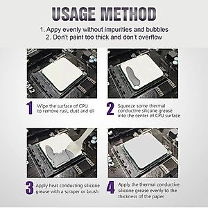 Dracaena Thermal Compound Paste (4Gram), Carbon Based High Performance, Heatsink Paste, Thermal Compound CPU for All Coolers, Thermal Interface Material -CTG9