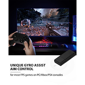 GuliKit Goku Wireless Adapter, King Kong 2 Pro Controller Adapter, Bluetooth, Works with Xbox Series X, PS4, Switch, PC