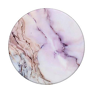 Marbled White Golden Rose Purple Pink Blue Grey PopSockets PopGrip: Swappable Grip for Phones & Tablets