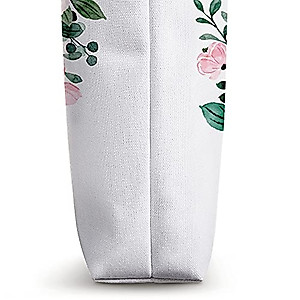 90 Years Loved Men Women 90 Years Old Floral 90th Birthday Tote Bag