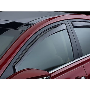 WeatherTech Custom Fit Front Side Window Deflectors for Acura RSX, Dark Smoke