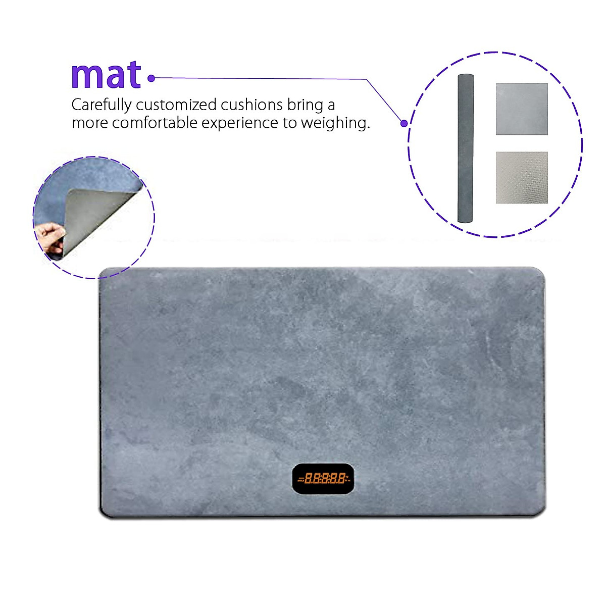 Large Breed Dog Weight Scale, Max Capacity 220 lbs, Surface, Easy Read LCD, Tempered Glass Platform, Includes Comfort Cushion, Ideal for Families and Veterinary Offices, XL(31.5inches)