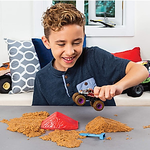 Monster Jam, Zombie Monster Dirt Starter Set, Featuring 8oz of Monster Dirt and Official 1:64 Scale Die-Cast Truck