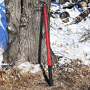 Felled Hookaroon Tool - 48in Log Roller Lifter with Aluminum Handle for Moving Firewood or Pulling Slabs Off The Sawmill