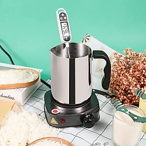 SAEUYVB Candle Making Kit with Wax Melter, Thermometer, Pouring Pot and Supplies for Beginners