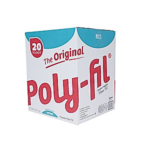 Fairfield The Original Poly-Fil Premium Box, 20 lb, White