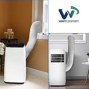 Wintcomfort Portable Air Conditioner Hose Cover Wrap for 5" & 5.9" Diameter Exhaust Hoses Tube, Insulated AC Hose Duct Vent Cover Sleeve, Gray