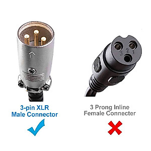 36V 1.5A Battery Charger for Razor MX500 - Premium 36V 1500mA Scooter Quick Charger (3-Pin XLR Connector) for Razor Crazy Cart XL, MX650, Currie, Schwinn S1000, S600, Ezip E1000, X-600 - W15128190014