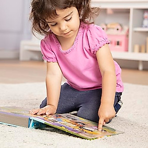 Melissa & Doug Children's Book - Poke-A-Dot: The Wheels on the Bus Wild Safari (Board Book with Buttons to Pop)