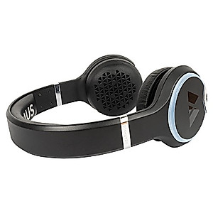 Wearhaus Arc On-Ear Bluetooth Headphones with Wireless Music Sharing, Customizable Color Ring, Touch Controls, Spotify Apple Music Integrated iPhone Android App - Black