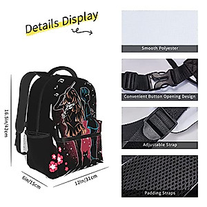 Anime Your Lie In April Laptop Backpack Boy Girl Casual Bag Travel Daypack Bookbags