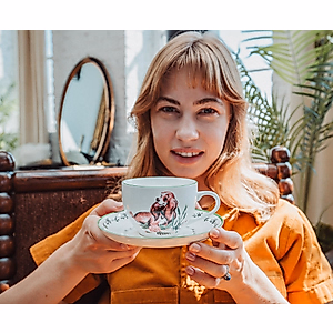 Disney Lady and the Tramp Bone China Teacup and Saucer | Set of 2