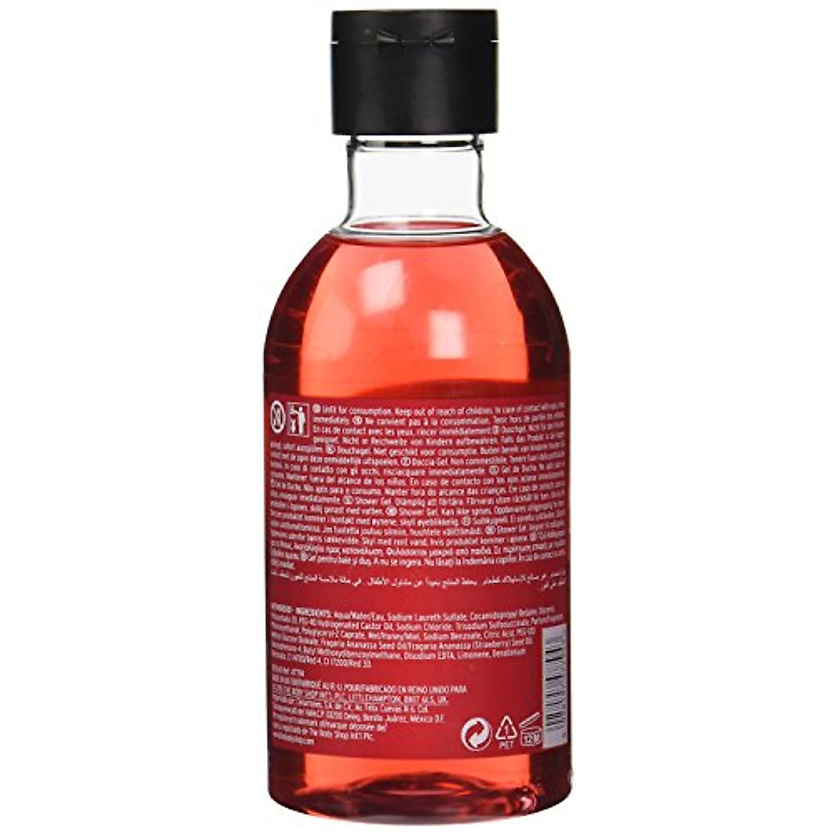 The Body Shop Strawberry Shower Gel, Paraben-Free Body Wash, 8.4 Fl. Oz.