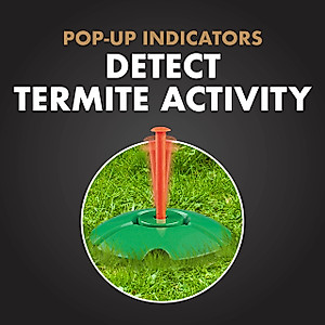 Spectracide Terminate Termite Detection & Killing Stakes, Kills Foraging Termites, Detects Termite Activity, 15 Count
