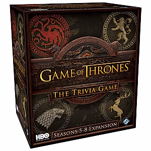 Game of Thrones Trivia Game Expansion: Season 5-8 - Over 1200 New Questions! Ages 14+, 2-5 Players, 30-60 Minute Playtime, Made by Fantasy Flight Games