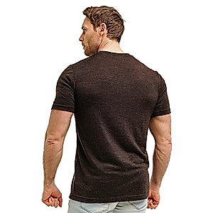 Merino.tech 100% Organic Merino Wool Lightweight Men's Base Layer Thermal T-Shirt (Metal, X-Large)
