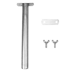 Birds Perch- Toys Portable Cockatiel Molar Stainless Stand- Parakeet Parrots Claw Grinding Silver Sticks Stand Supplies Stick Accessories Platform, Cage Perch Bird Steel Bar Shelf