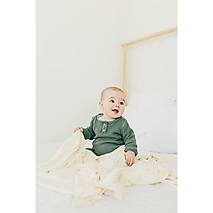Copper Pearl Large Premium Knit Baby Swaddle Receiving Blanket Yuma