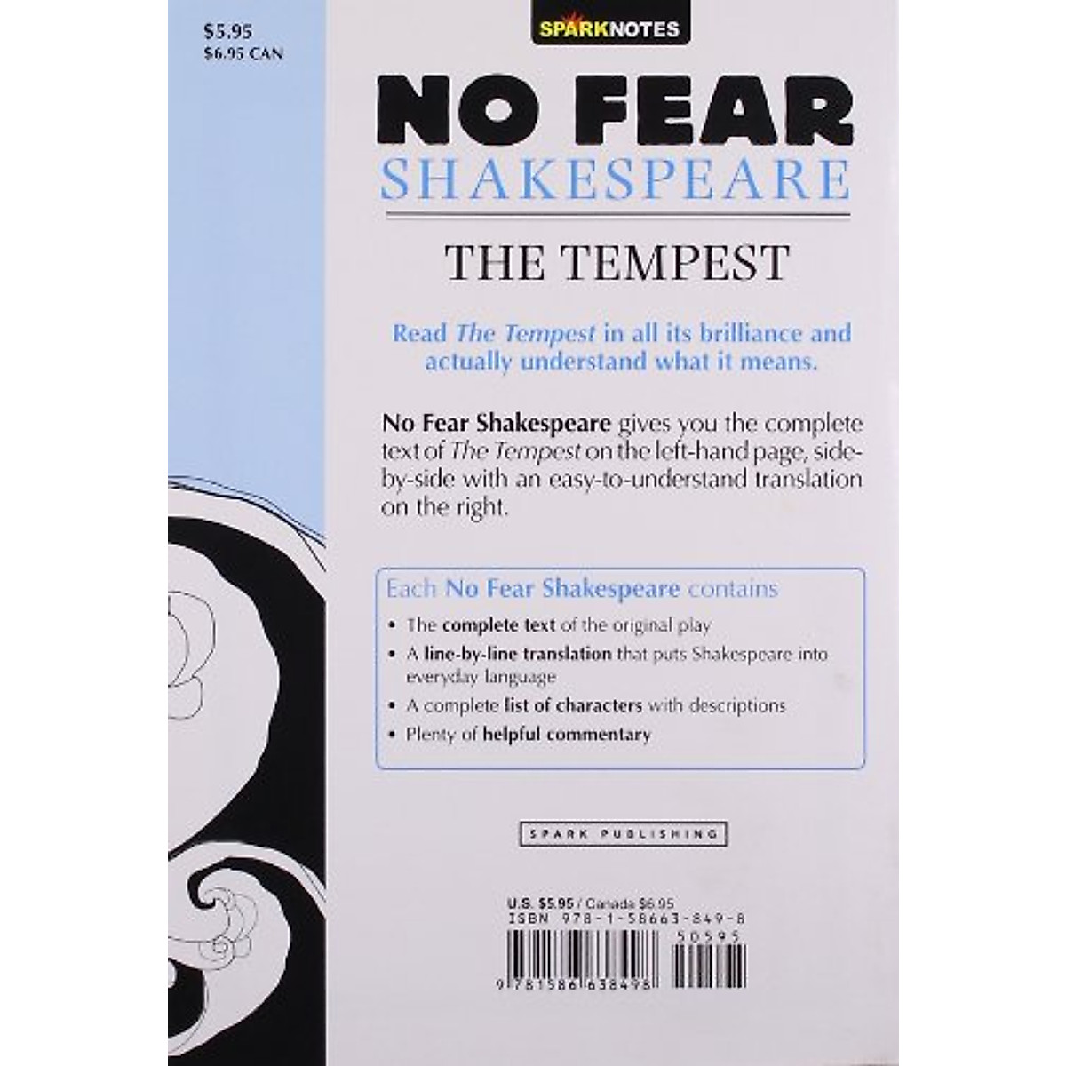 The Tempest: No Fear Shakespeare Side-by-Side Plain English (Volume 5)