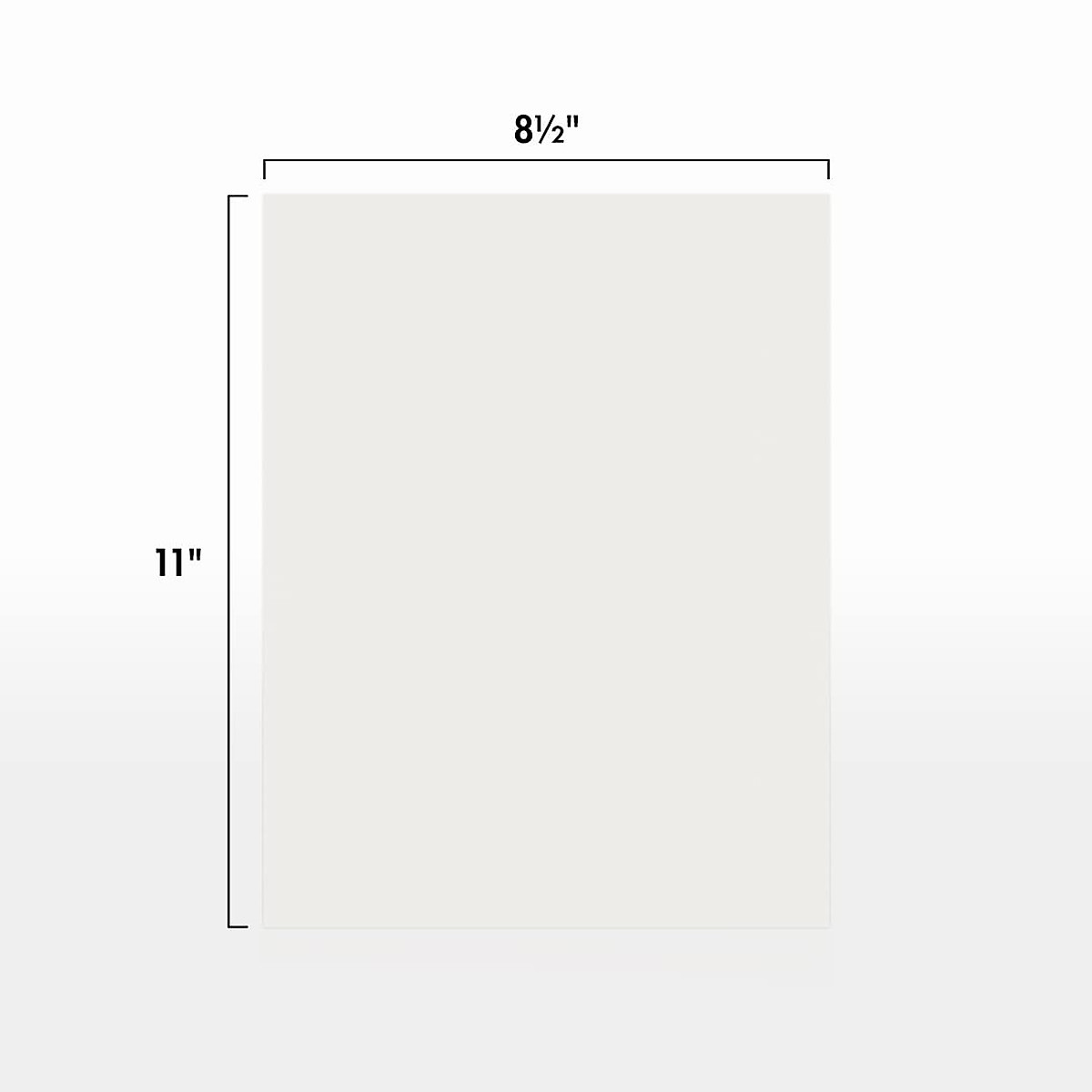 LUXPaper 8.5" x 11" Paper | Letter Size | Natural White | 32lb. (80lb. Text) | 100% Cotton | 50 Qty