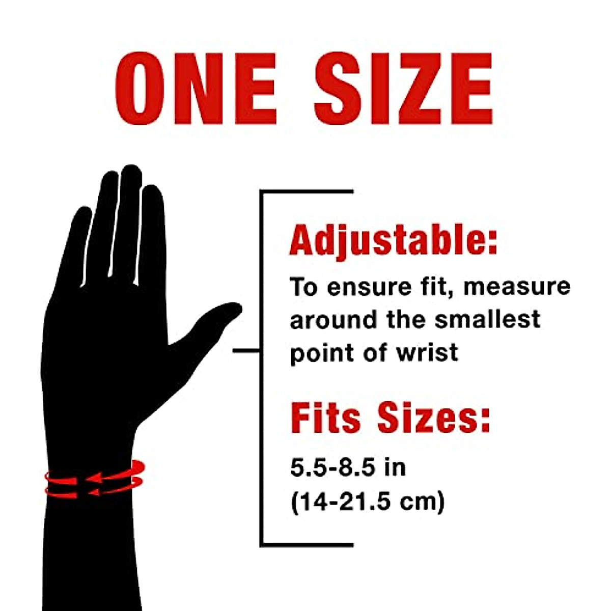 ACE Reversible Splint Wrist Brace, Provides moderate-stabilizing support to sore, weak and injured wrists, Adjustable, Gray, 1/Pack