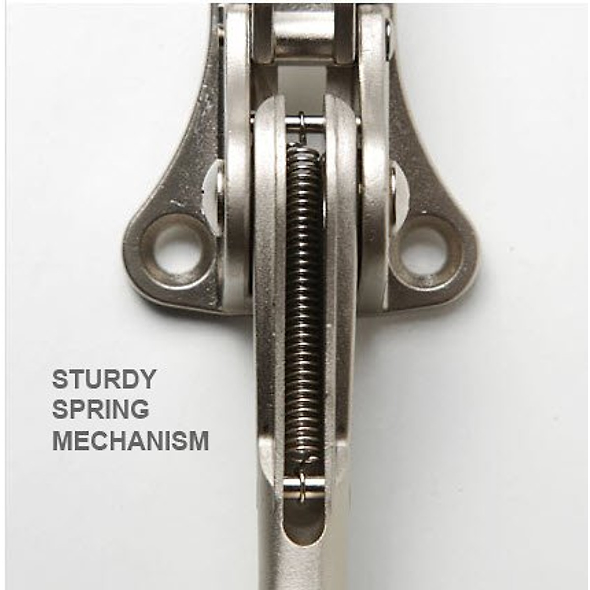 Tenby Easy-Step Door Stops, 4-Inch, Satin Nickel