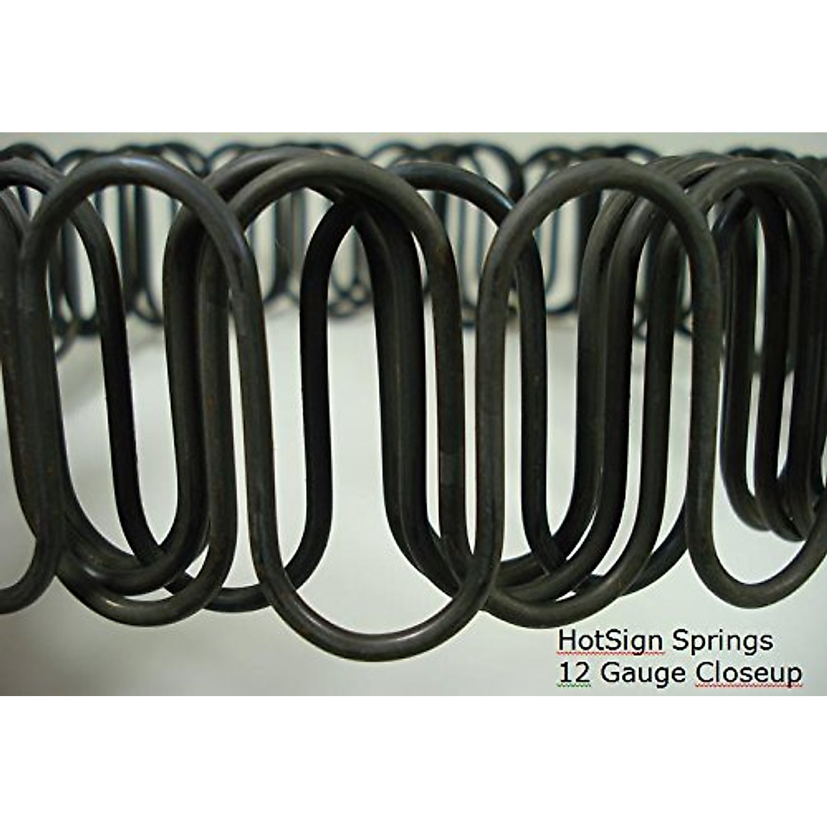 Zig Zag Furniture and Auto Upholstery oil-tempered Springs – 12 gauge 10’ length roll - made in the USA