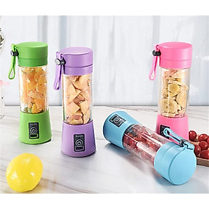 380ML Mini Blender Fruit Blender Convenient Handheld Blender Using USB Charger