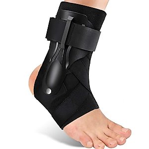 ZOUYUE Ankle Brace, Ankle Support Brace for Ankle Sprains, Ankle Braces for Men Women, Ankle Support Sprained Ankle Brace for Basketball Soccer Volleyball - L