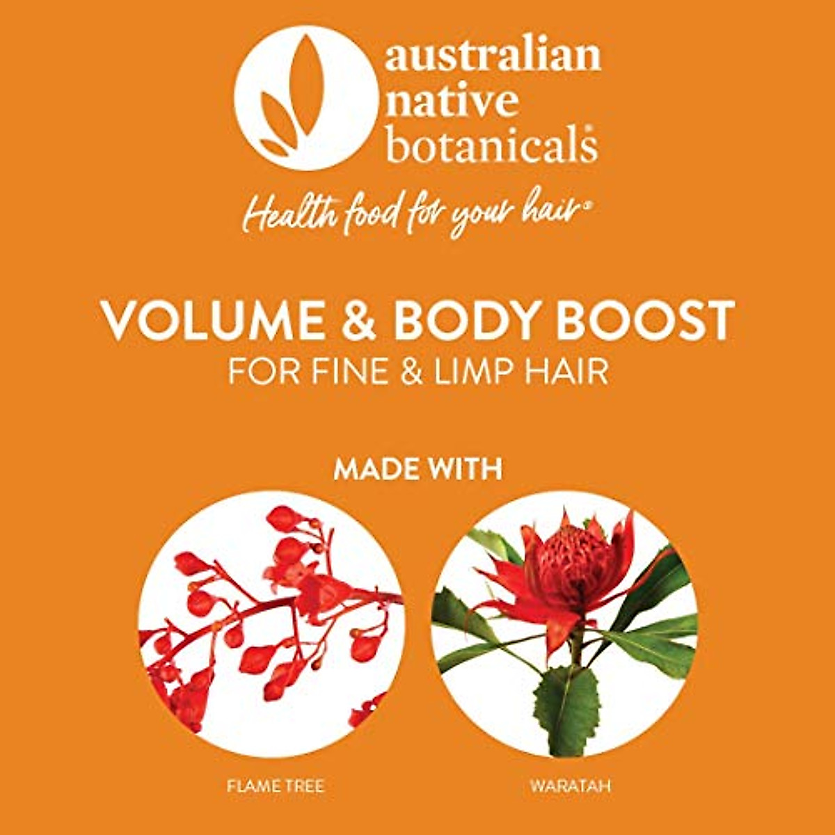 Australian Native Botanicals Natural Conditioner For Vegan Sulfate Free Conditioner For Men & WomenFine, Limp & Oily Hair, 17 Fl Oz