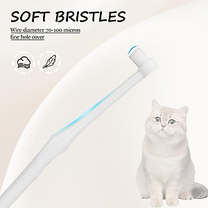 Xthrotsenk 3 Pack Kitten Toothbrush Cat Toothbrush Nano Dog Toothbrush Small Breed Toothbrush for Dogs Puppy Dog Teeth Brush Pet Tooth Brush Soft Nano Bristles Dental Care Toothbrushes