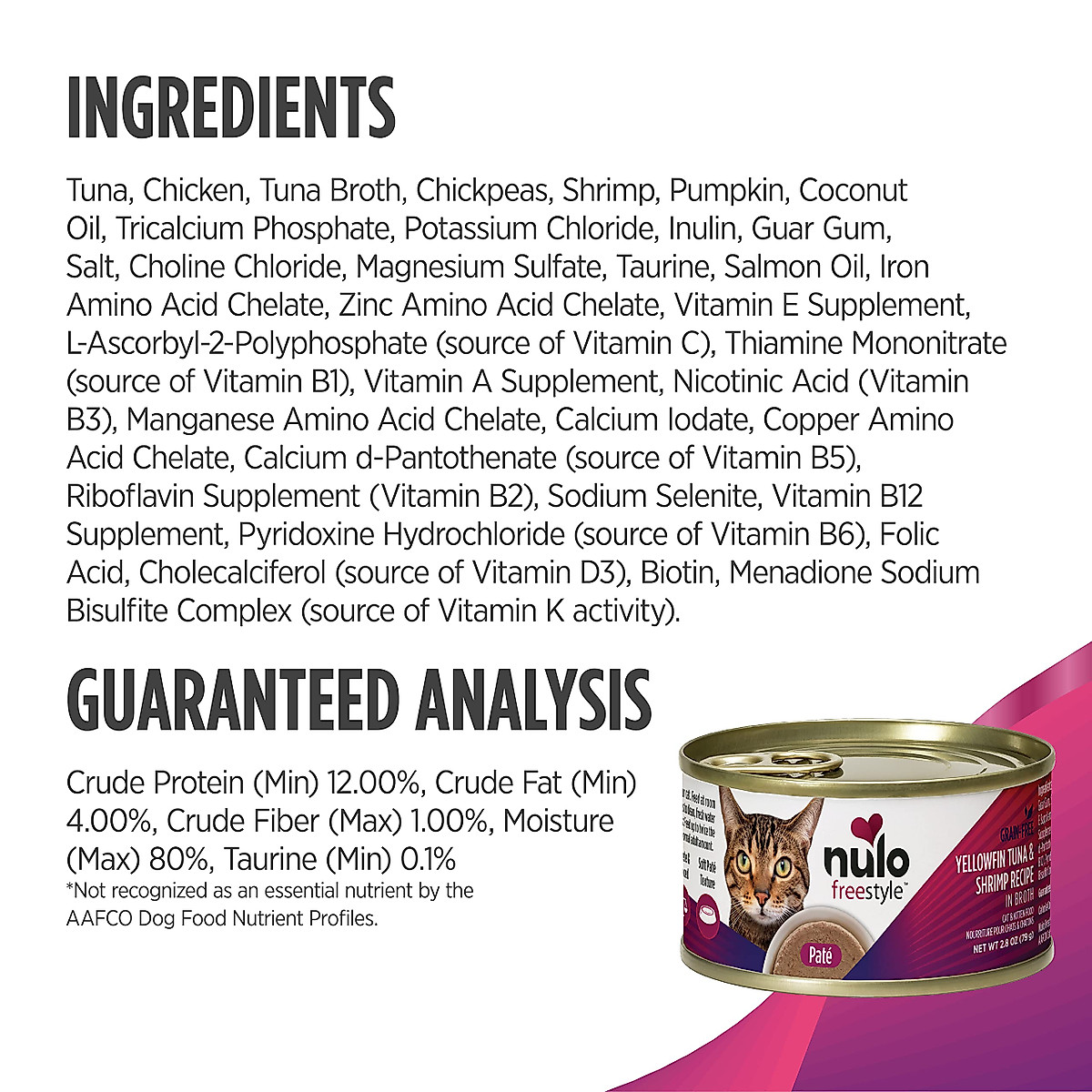 Nulo Freestyle Cat & Kitten Wet Pate Canned Cat Food, Premium All Natural Grain-Free, with 5 High Animal-Based Proteins and Vitamins to Support a Healthy Immune System and Lifestyle