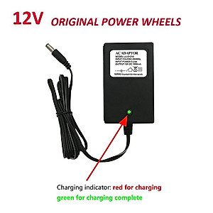 12V Kids Powered Wheel Charger, 12 Volt Battery Charger for Children's Electric Ride On Car Competiable with Audi BWM Mecerdes-Benz Battery Power