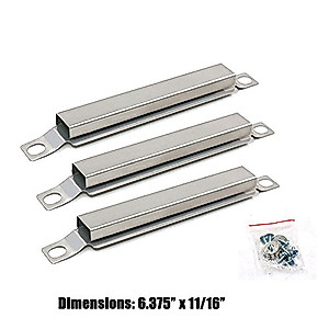 Sunshineey Gas Grill Replacement Parts Kit Stainless Steel Burner, Heat Plate, Carry Over Tube for Charbroil 463241113, 463449914 Model(Repair Kit)