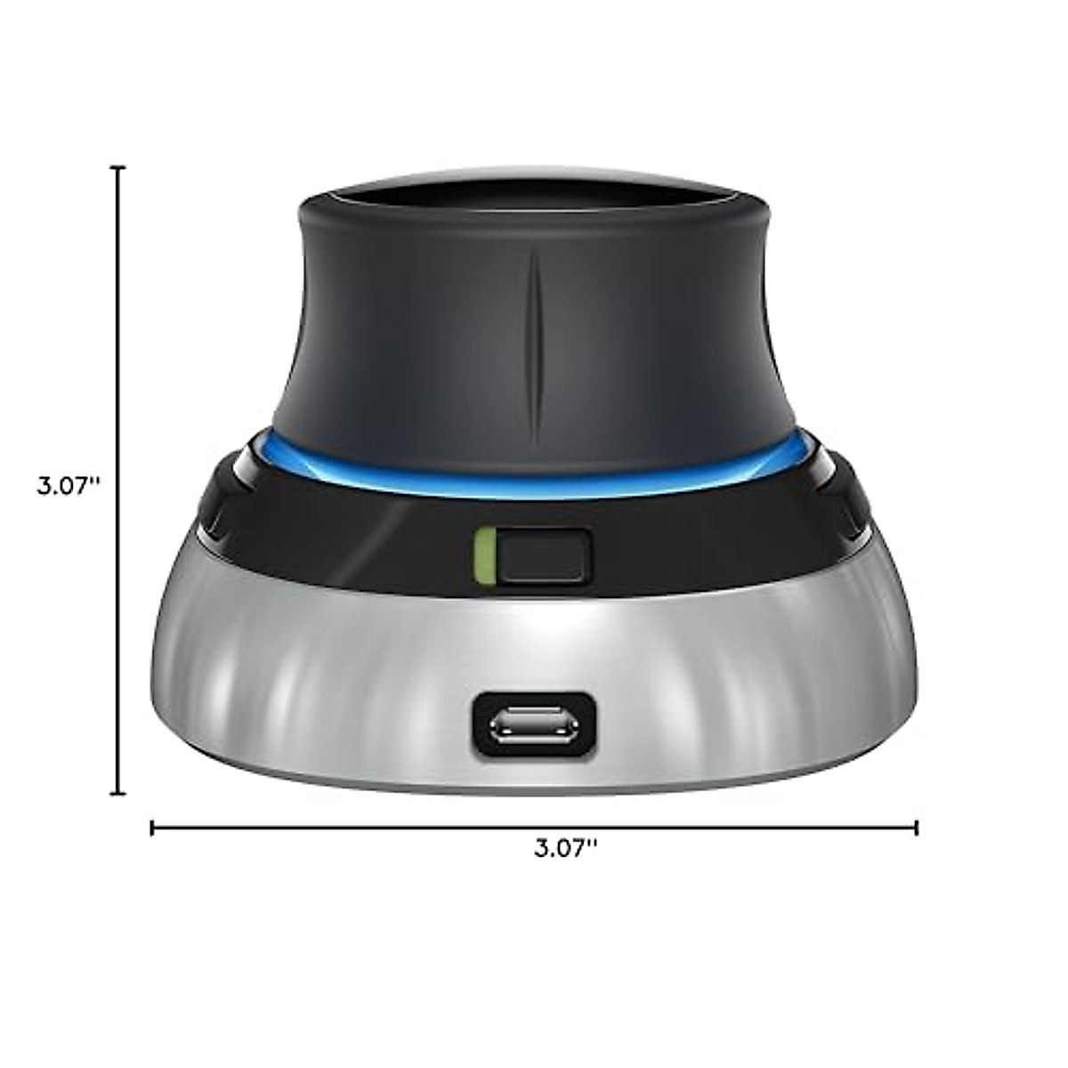 3Dconnexion 3DX-700066 Spacemouse Wireless (With Carry Case And Universal Receiver)