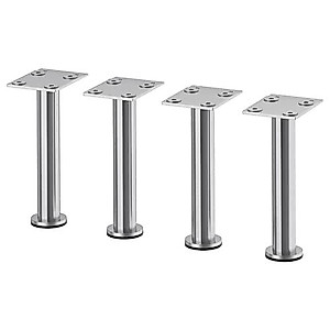 IKEA - CAPITA Leg, Stainless Steel 6 1/4-6 3/4" (X4)