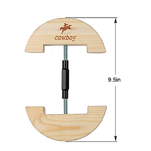 Cowboy Hat Stretcher,Small Size 6 1/2 to 9 1/2-Colourful Adjustable Buckle Heavy Duty (Small, Black)