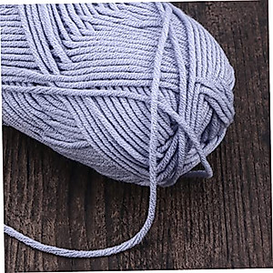 Homoyoyo red Yarn Green Yarn Purple Yarn Black Yarn Simply Soft Yarn Crochet Yarn Acrylic Yarn Milk Cotton Yarn Knitting Accessories Yarn Storage Suite Doll Roving Blue Yarn Simple Baby