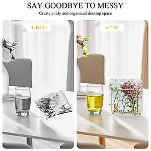 LWSFF Napkin Holder for Table, Modern Metal Napkin Holders for Paper Napkins & Kitchen Dining & Countertops, Cocktail Upright Napkin Holder Dispenser Suitable for All Room Decors (Small, Gold)