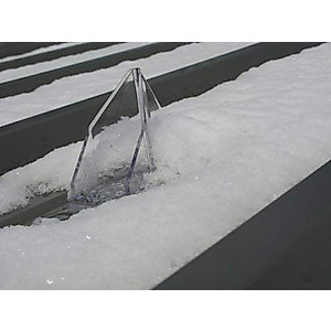 SnowBreaker Snow Guards 25 Pieces for Metal Roofs (Peel and Stick)