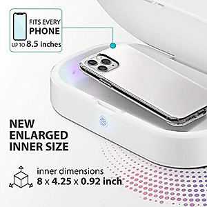 UV Phone Sanitizer Charger Box UV Cleaner Smartphone Charger Essential Oil Diffuser USA Certificated Phone Soap Charging Box